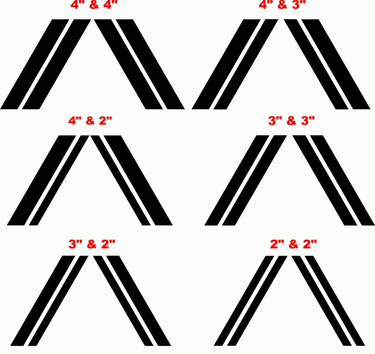 Fender Hash Marks Decal | Chevy Corvette | Customizable with Knifeless ...