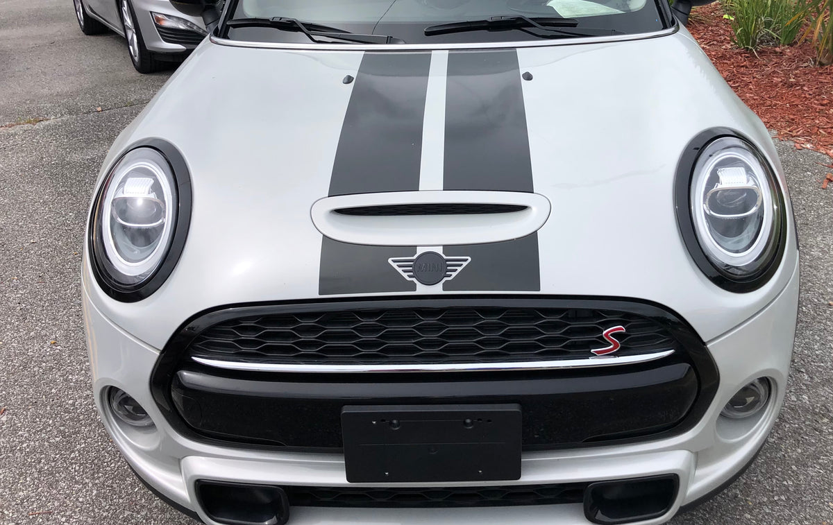 6" Vinyl Racing Stripes Kit | Mini Cooper | DIY | Black, Matte Black ...